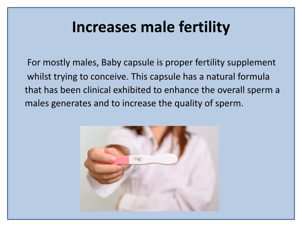 PPT - Increase Male Fertility with Sperm Enhancement Capsule PowerPoint ...