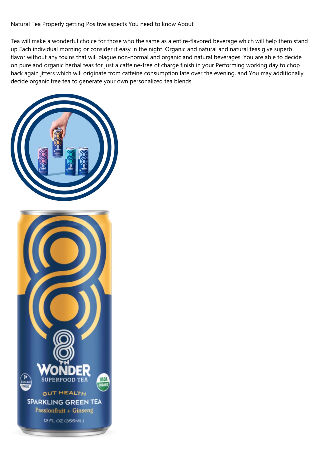 PPT - A 8th Wonder Tea Success Story You'll Never Believe PowerPoint ...