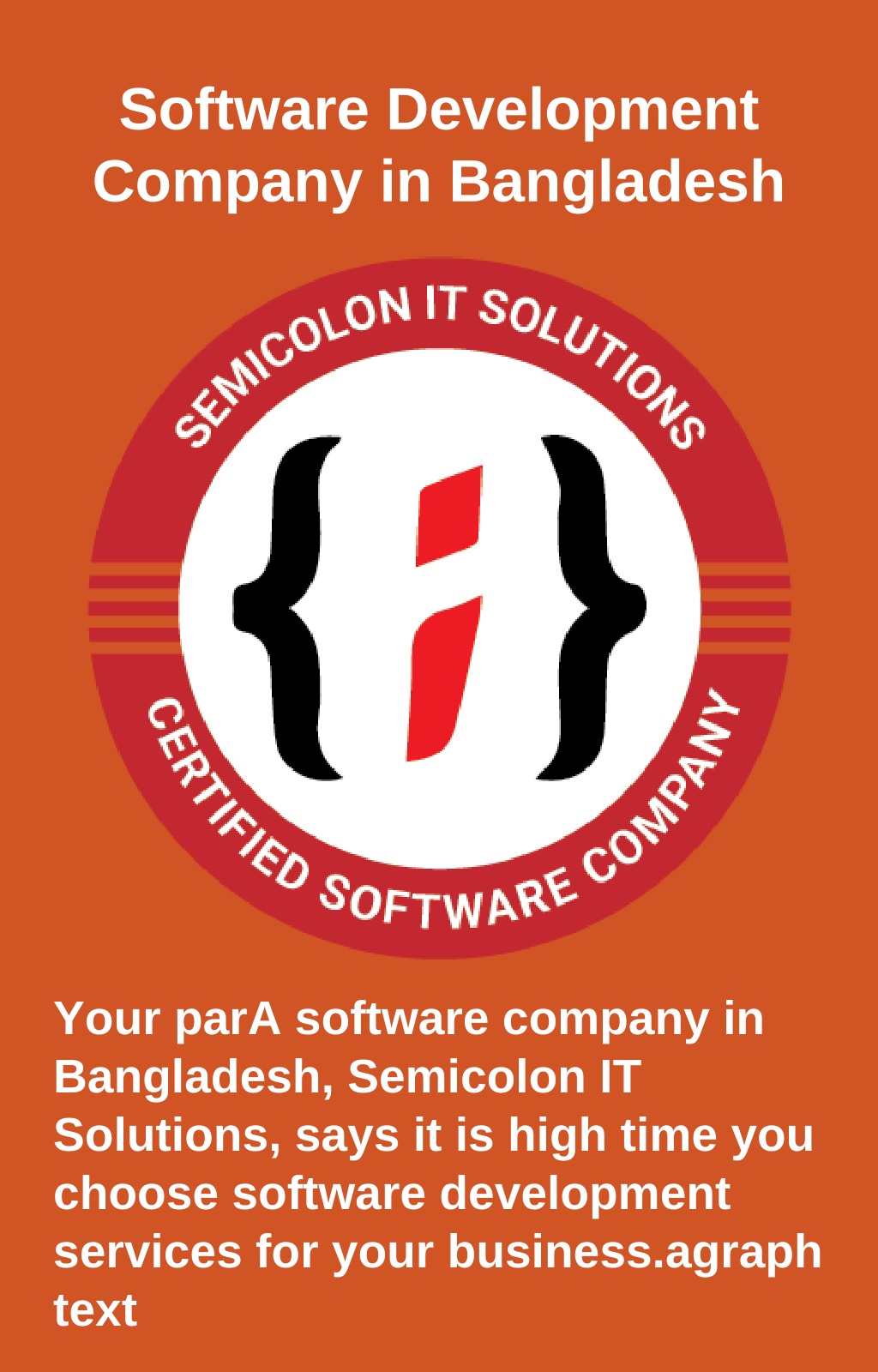 PPT - Software Company in Bangladesh - Semicolon IT Solutions ...