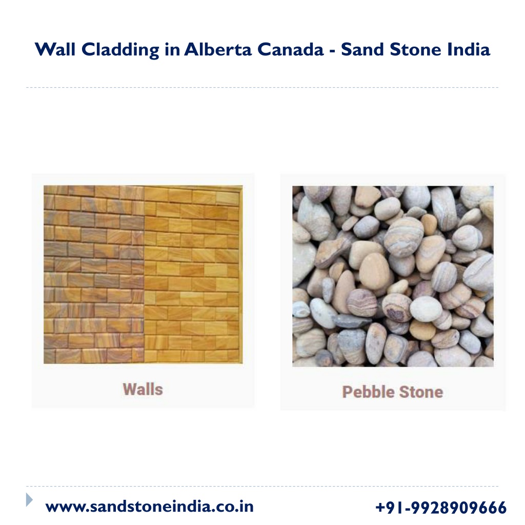 PPT - Wall Cladding in Alberta Canada - Sand Stone India PowerPoint ...