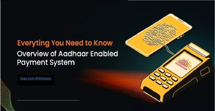 PPT - How AEPS cash withdrawal can increase your retail shop income ...