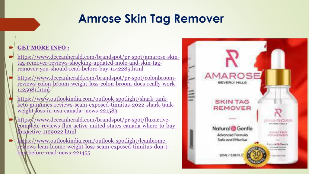 PPT - Amarose Skin Tag Remover Reviews (Shocking Updated PowerPoint ...