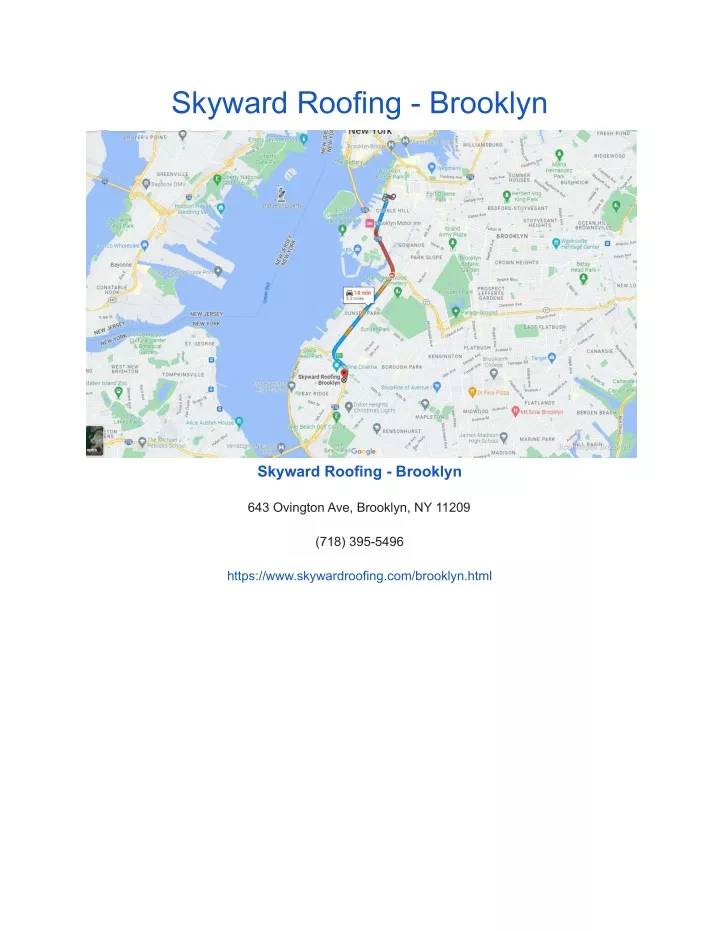 PPT - Skyward Roofing - Brooklyn PowerPoint Presentation, free download - ID:11598517