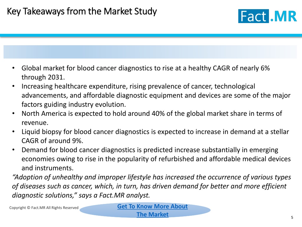 PPT - Blood Cancer Diagnostics Market PowerPoint Presentation, free ...