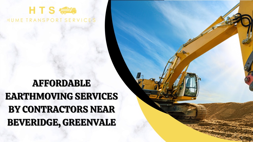 PPT - Affordable Earthmoving Services by Contractors Near Beveridge ...
