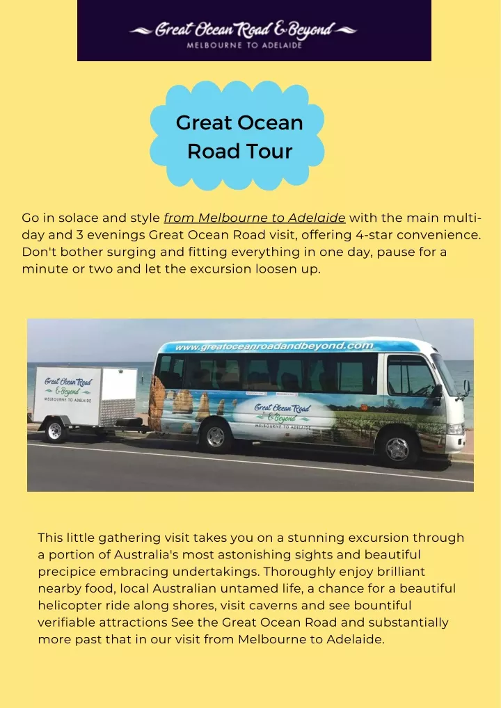 PPT - GREAT OCEAN ROAD PowerPoint Presentation, free download - ID:11601836