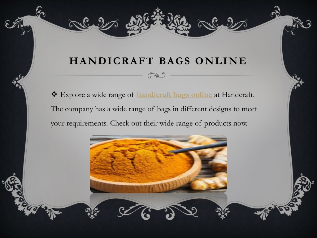 PPT - Handicraft Bags Online PowerPoint Presentation, free download ...