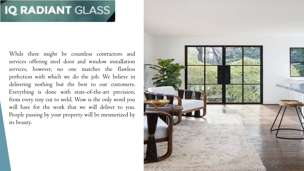 PPT - Jansen Steel Windows & Doors in Washington, DC | IQ Radiant Glass ...