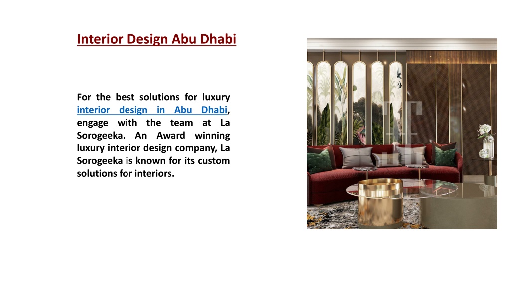 PPT - Interior Design Abu Dhabi PowerPoint Presentation, free download ...