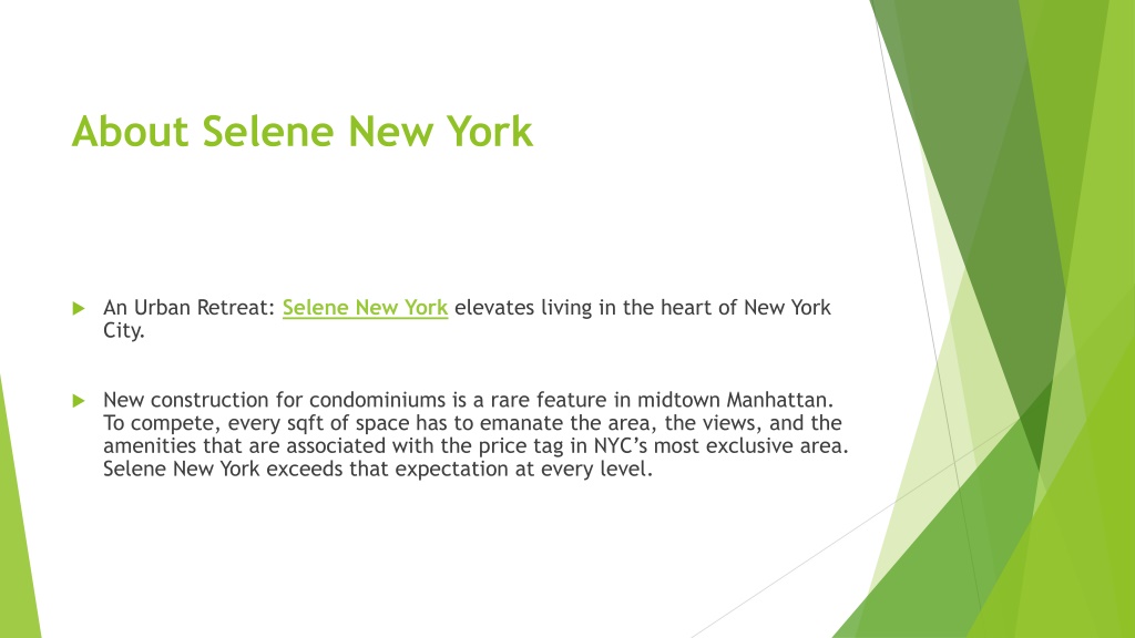 PPT - Billionaires Row NYC Buildings - Selene New York PowerPoint ...