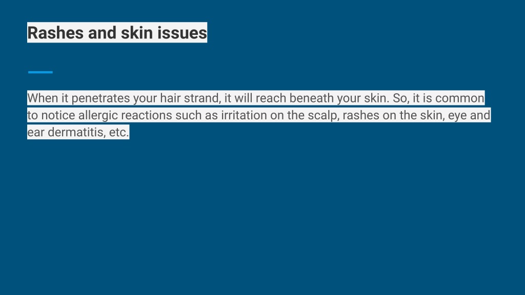 PPT - Side Effects of Hair Dye - Some Facts You Should Know PowerPoint ...