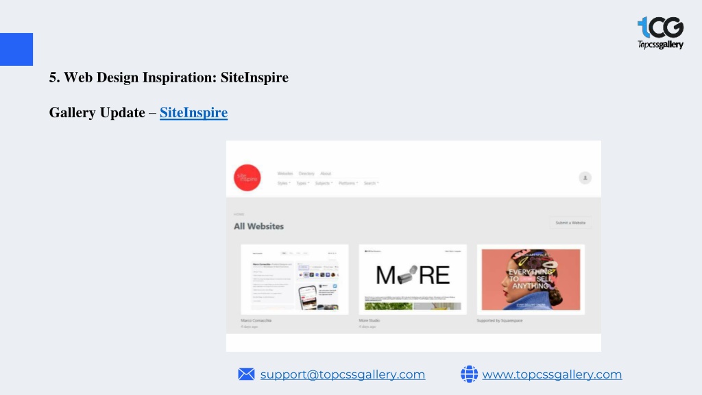 PPT - The Ultimate Sources for Web Design Inspiration PowerPoint ...