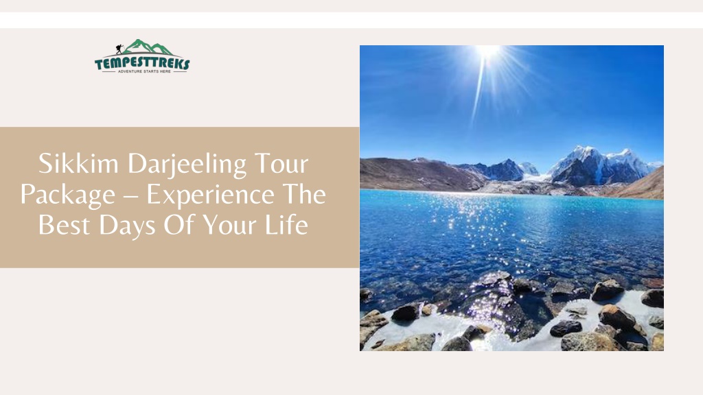 PPT - Sikkim Darjeeling Tour Package – Experience The Best Days Of Your ...
