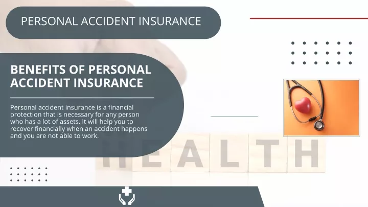 PPT - Benefits of personal accident insurance PowerPoint Presentation ...