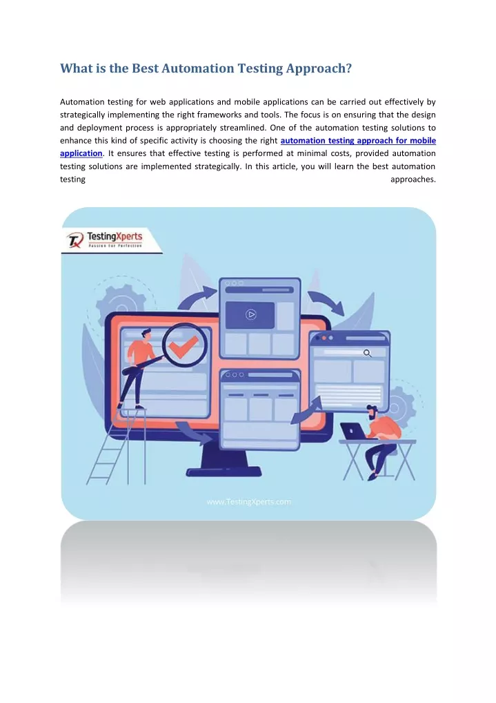 PPT - What is the Best Automation Testing Approach? PowerPoint ...