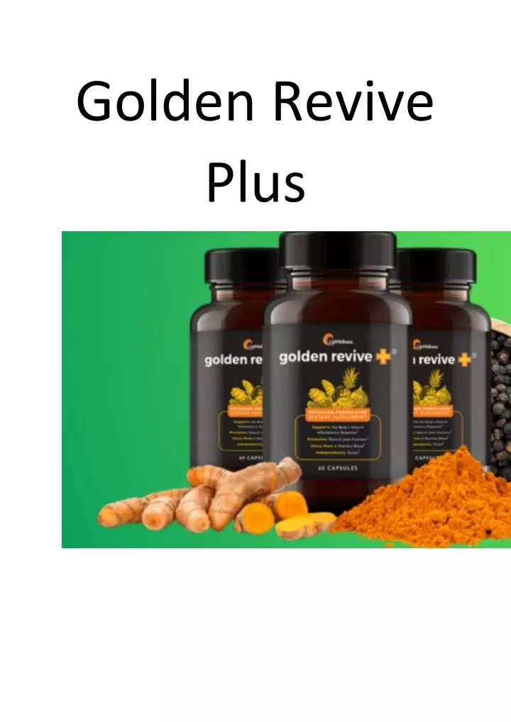 PPT - Golden Revive Plus PowerPoint Presentation, free download - ID ...