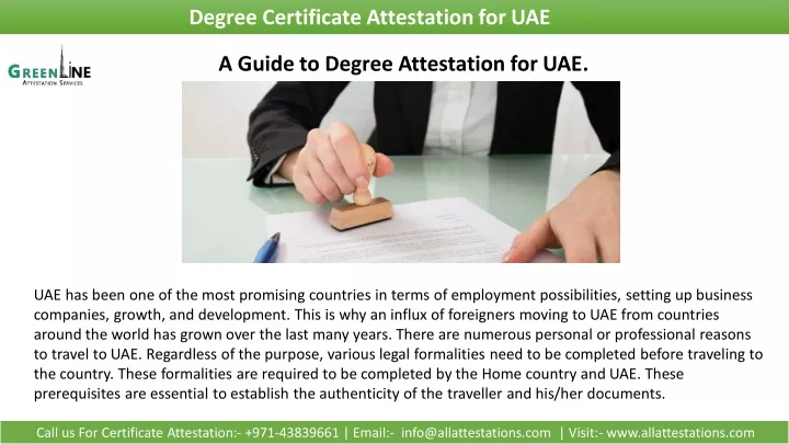 PPT - Want to Know about Degree Attestation for UAE PowerPoint ...