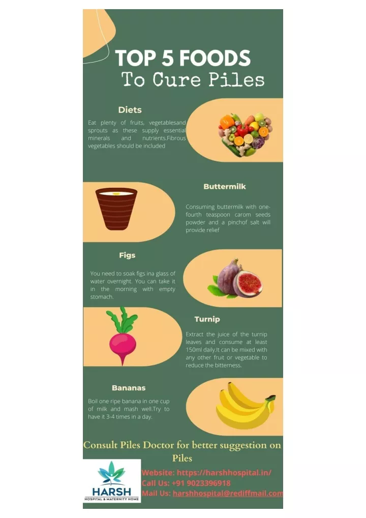 PPT - Top 5 Foods To cure Piles PowerPoint Presentation, free download ...
