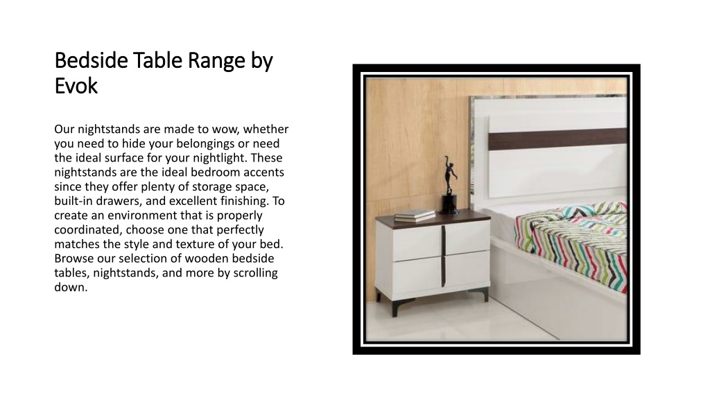 PPT - Best Bedroom Furniture Range by Evok PowerPoint Presentation ...