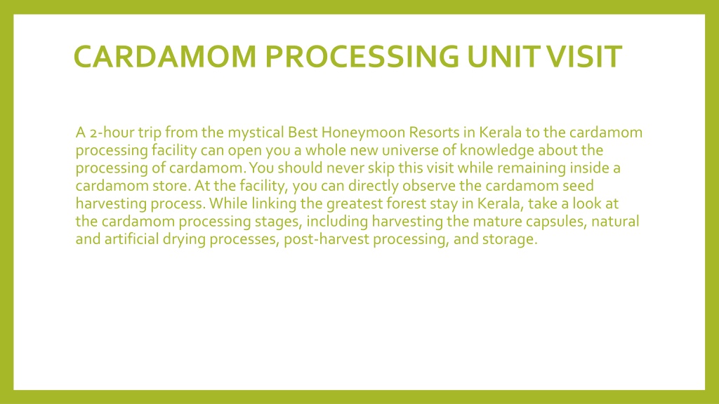 PPT - Nature Resort In Kerala Mystic Mayapott PowerPoint Presentation ...