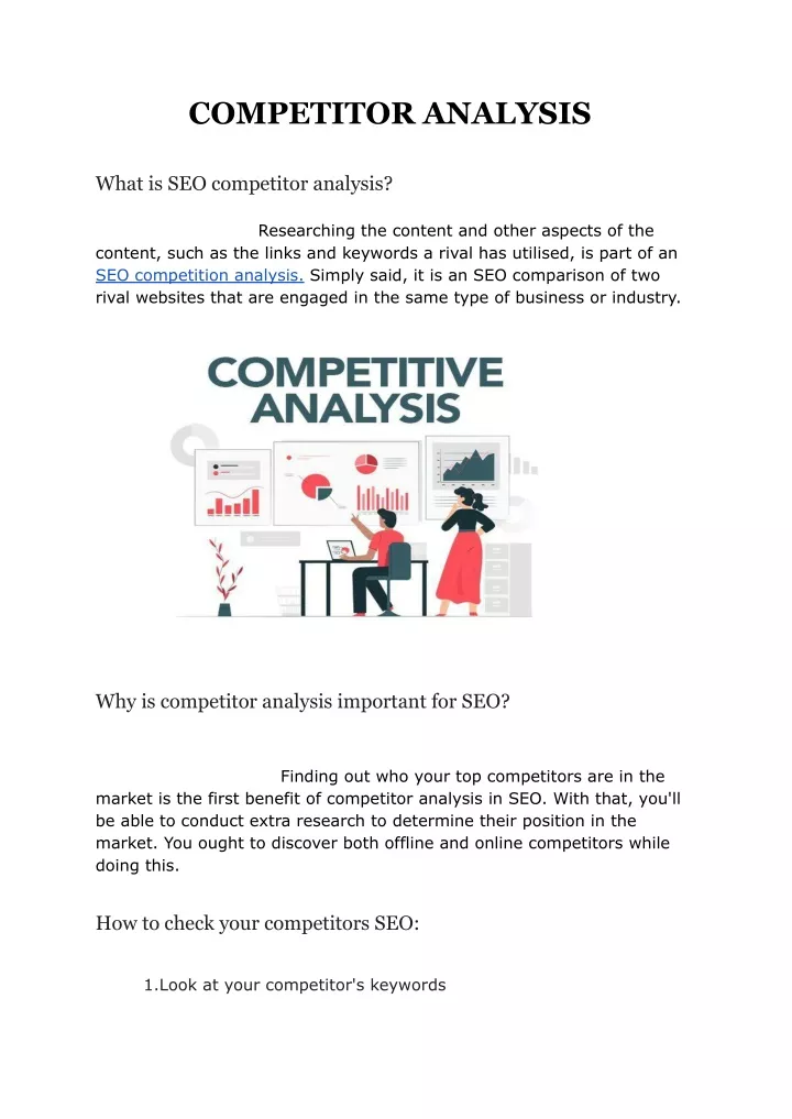 PPT - COMPETITOR ANALYSIS PowerPoint Presentation, free download - ID ...