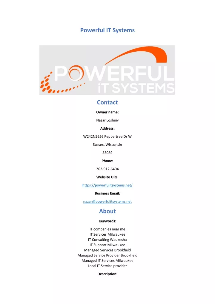 PPT - Powerful IT Systems PowerPoint Presentation, free download - ID ...