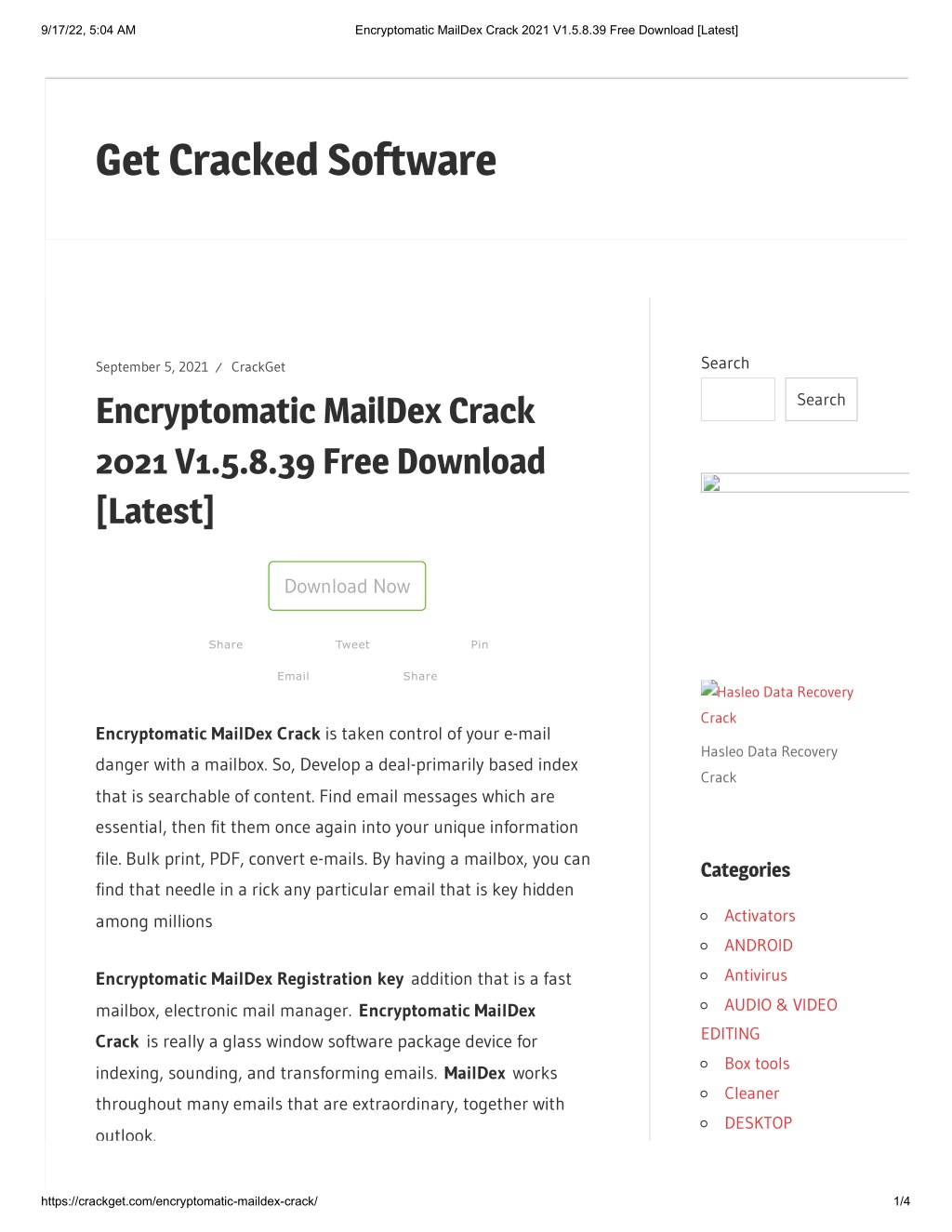 PPT - Encryptomatic MailDex Crack 2021 V1.5.8.39 Free Download [Latest ...