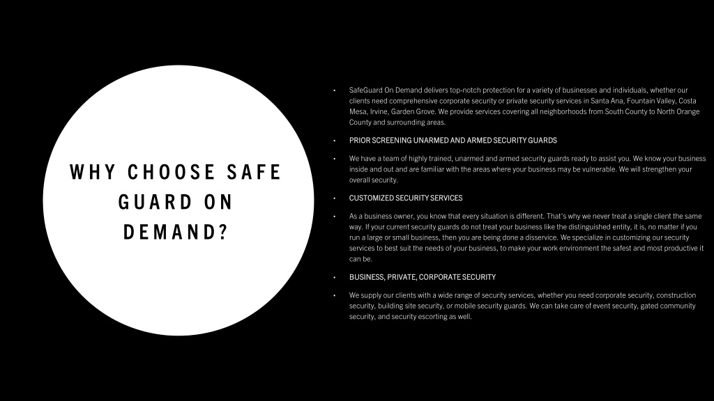 PPT - SafeGuard On Demand PowerPoint Presentation, free download - ID ...