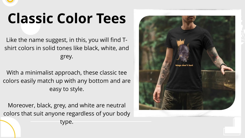 PPT - Best T-Shirt Colors Every Man Should Have In His Wardrobe ...