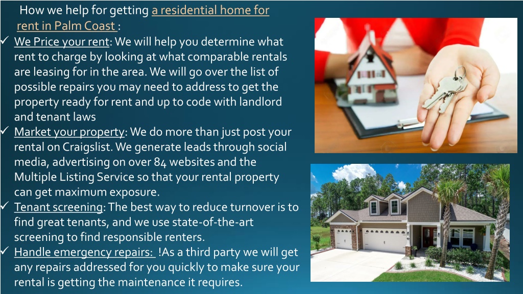 PPT - Residential Properties for Rent in Palm Coast PowerPoint ...