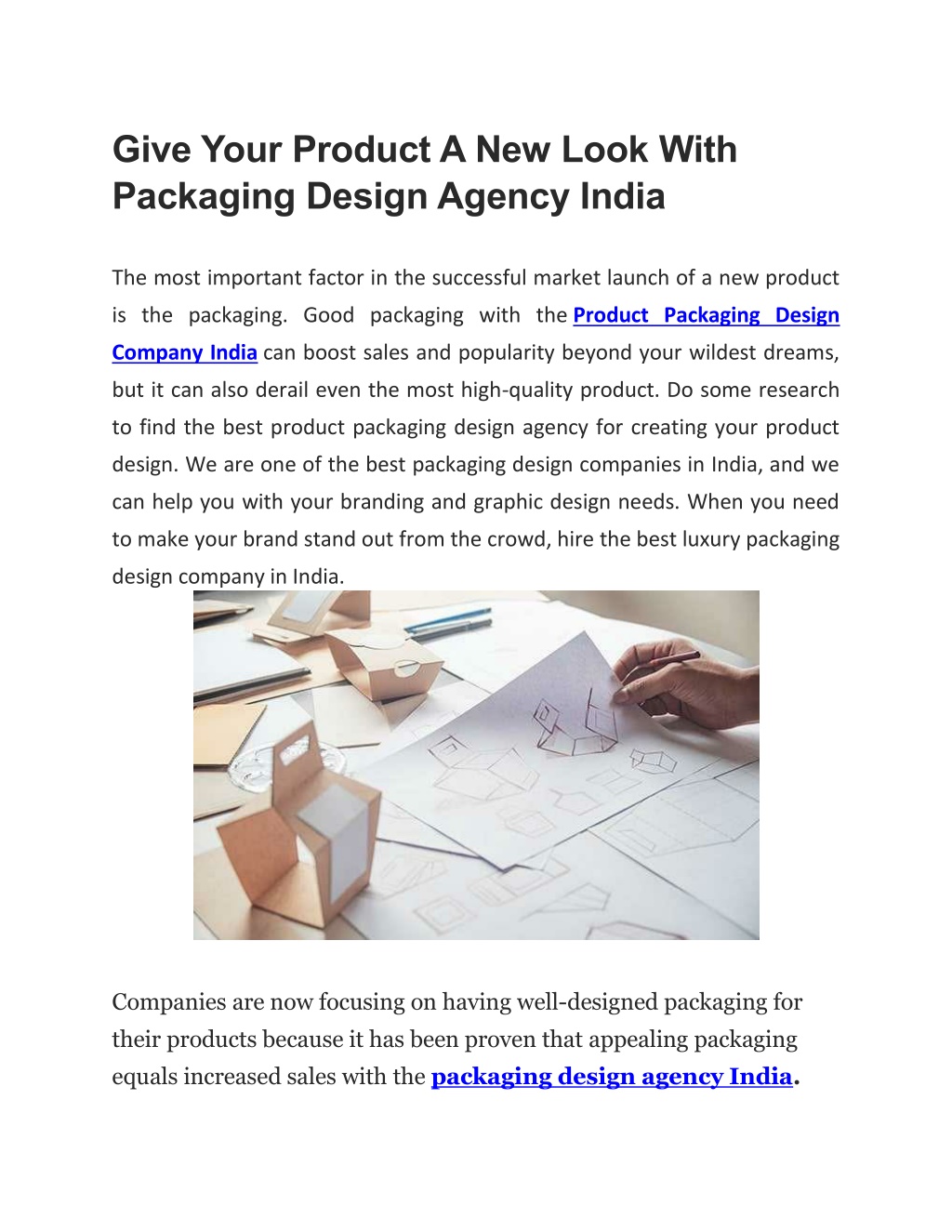 PPT - Give Your Product A New Look With Packaging Design Agency India ...