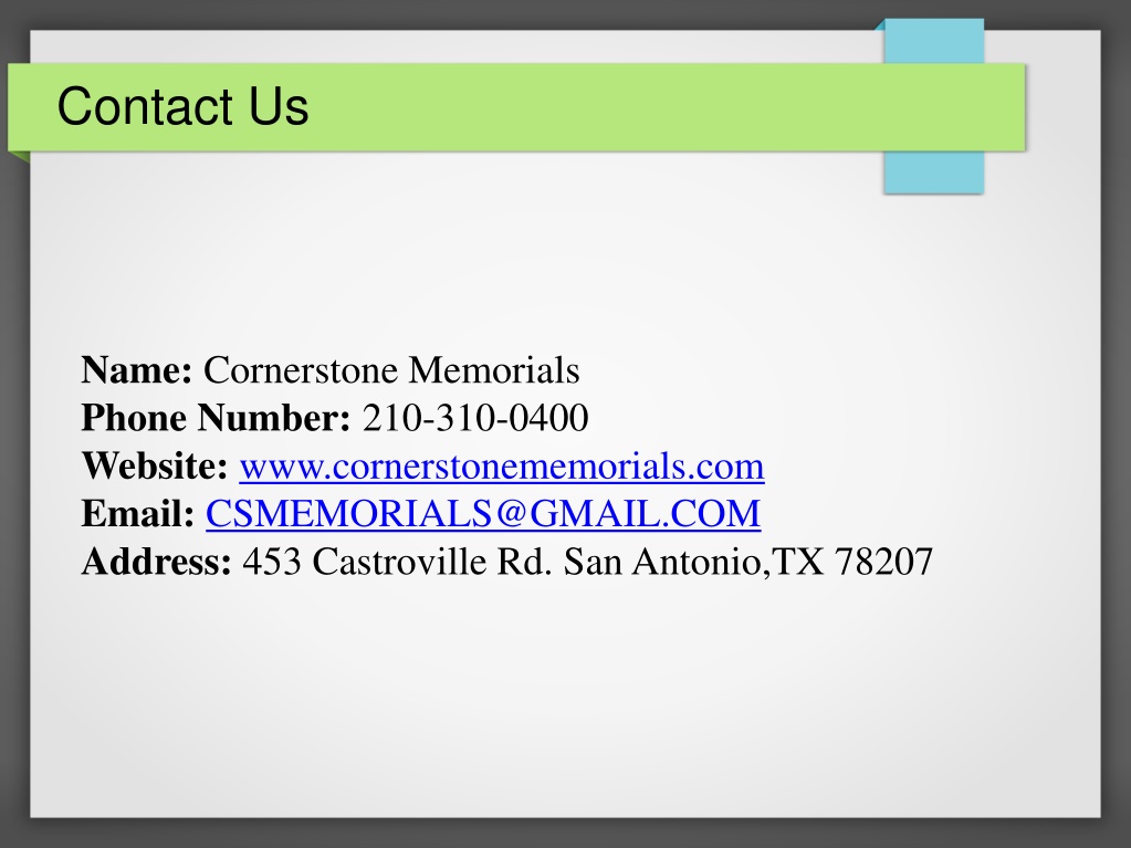 PPT - Buy Headstones, Monuments and Mausoleums in Houston TX PowerPoint ...