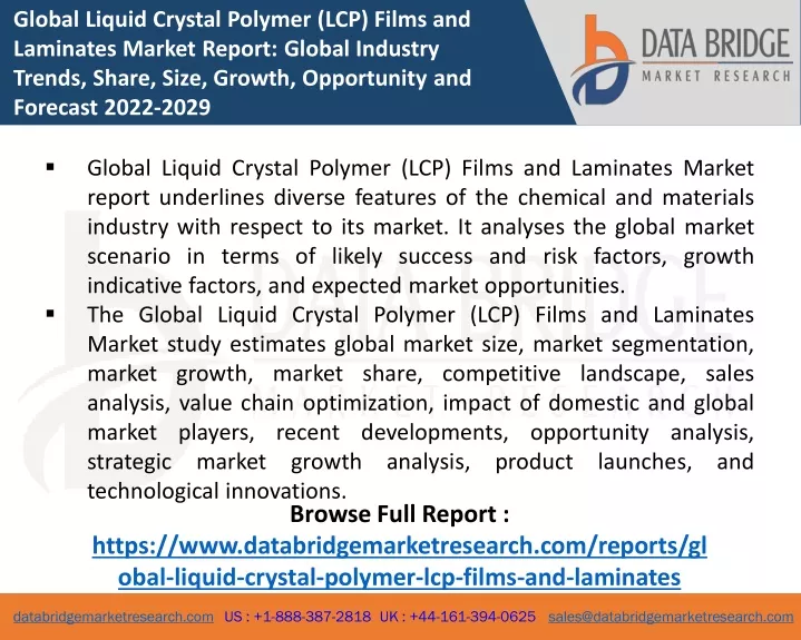 PPT - Liquid Crystal Polymer Films and Laminates Market Developing ...