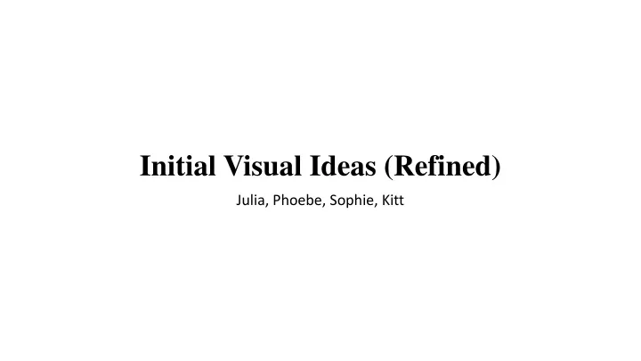 PPT - Inital Visual Ideas PowerPoint Presentation, free download - ID ...
