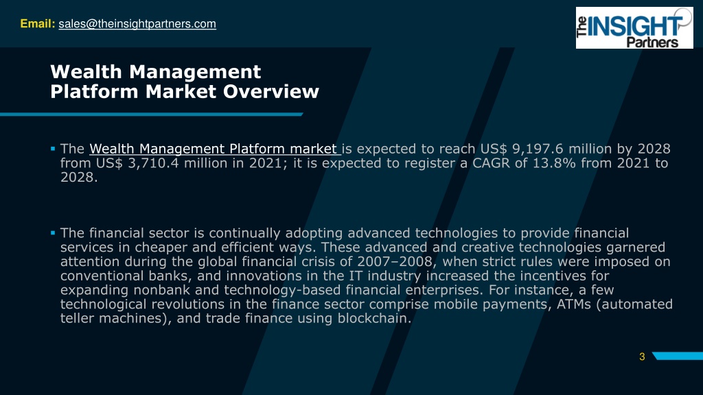 PPT - Wealth Management Platform Market Hits US$ 9,197.6 million by ...