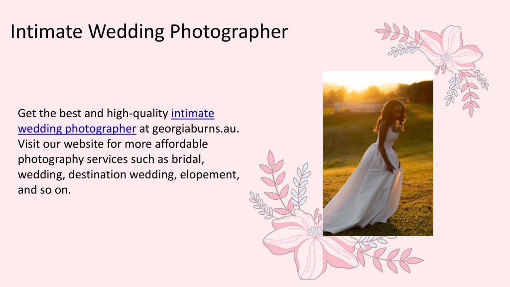 PPT - Intimate Wedding Photographer PowerPoint Presentation, free download - ID:11621902