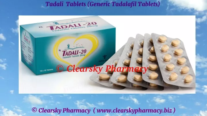 PPT - Tadali Tablets (Generic Tadalafil Tablets) PowerPoint ...