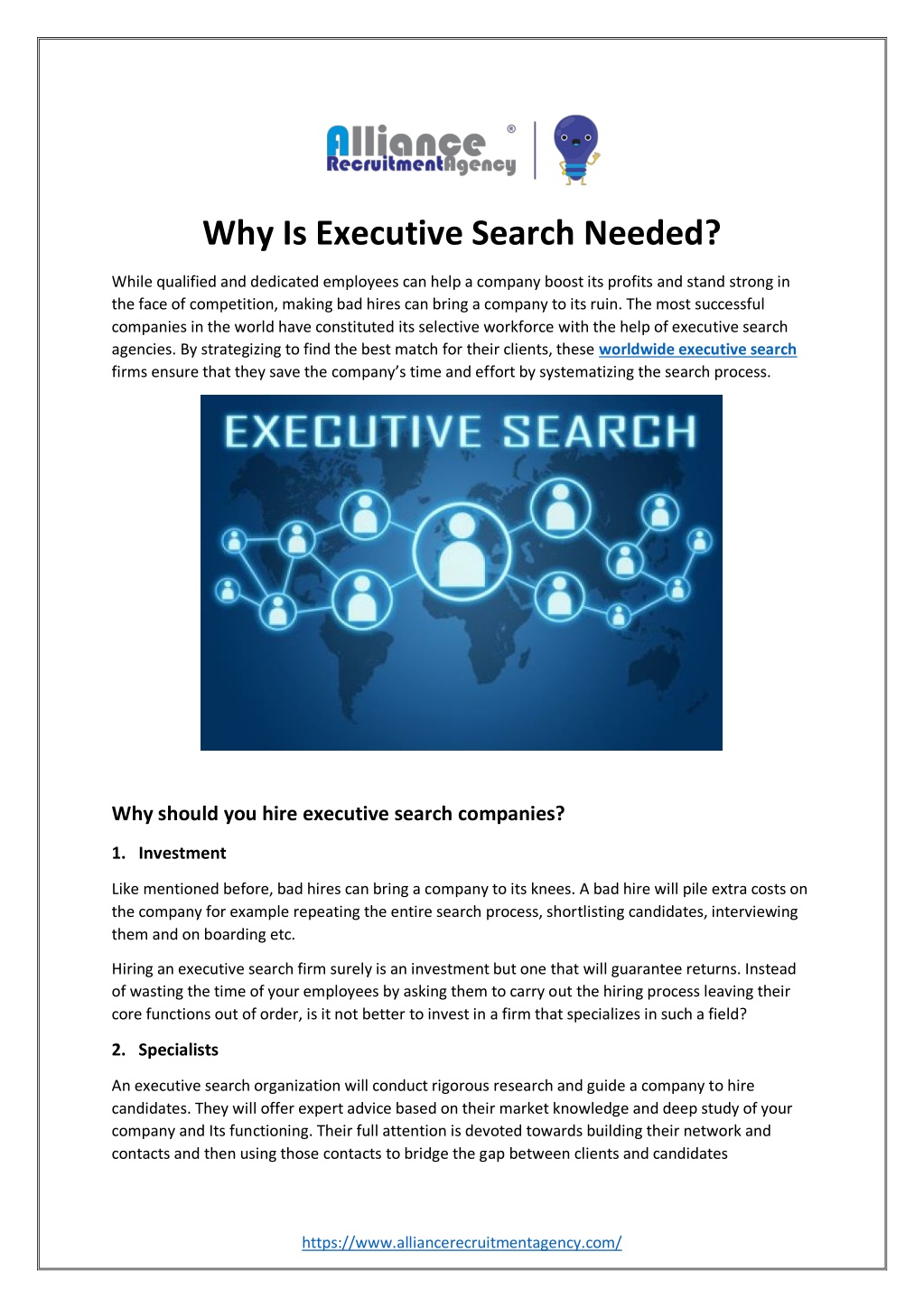 PPT - Hire Worldwide Executive Search Firms PowerPoint Presentation ...