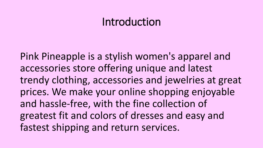 PPT - Women’s Trendy Fashion Store Online PowerPoint Presentation, free ...