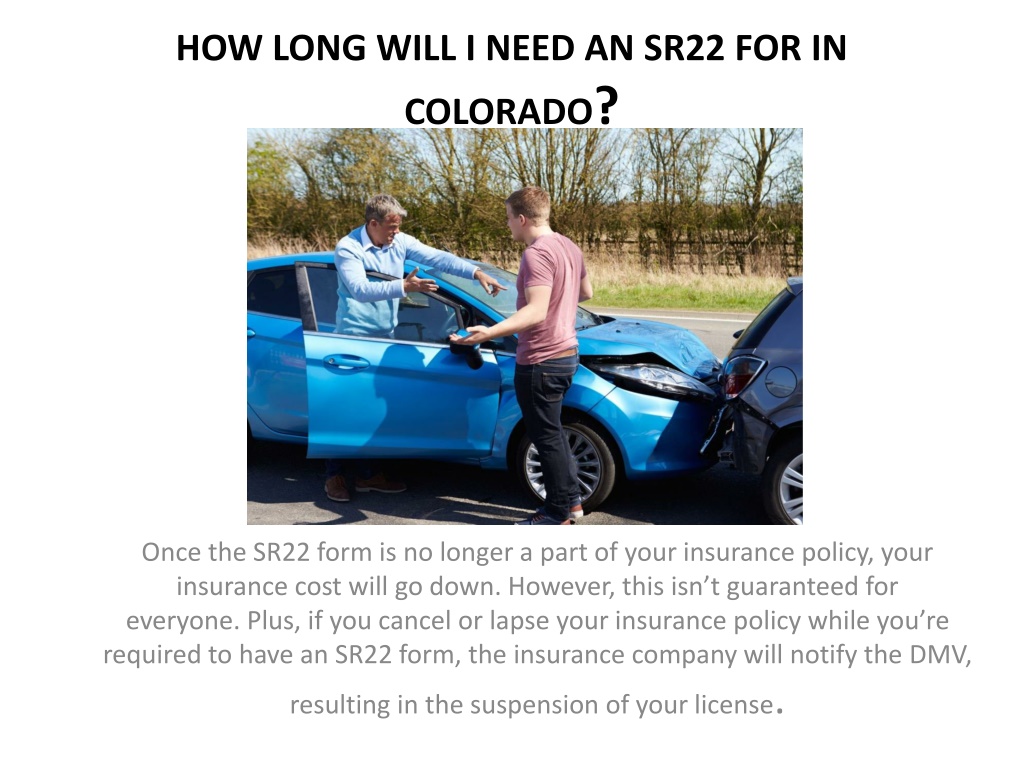 PPT - BEST SR22 INSURANCE COLORADO DRIVERS - COLORADO SR22 SPECIALIST ...