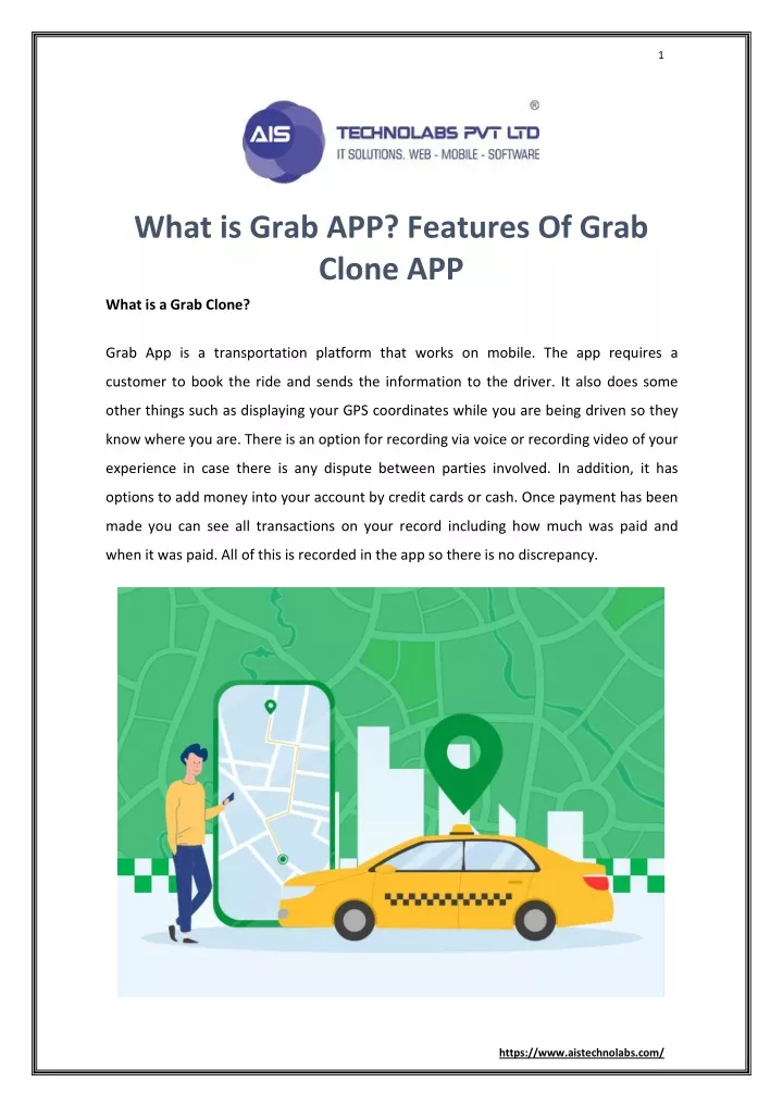 PPT - What is Grab APP? Features Of Grab Clone APP PowerPoint ...
