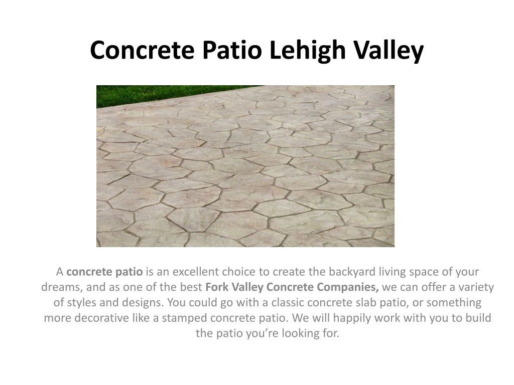 PPT - BEST VALLEY CONCRETE IN LEHIGH - LEHIGH VALLEY CONCRETE CO ...