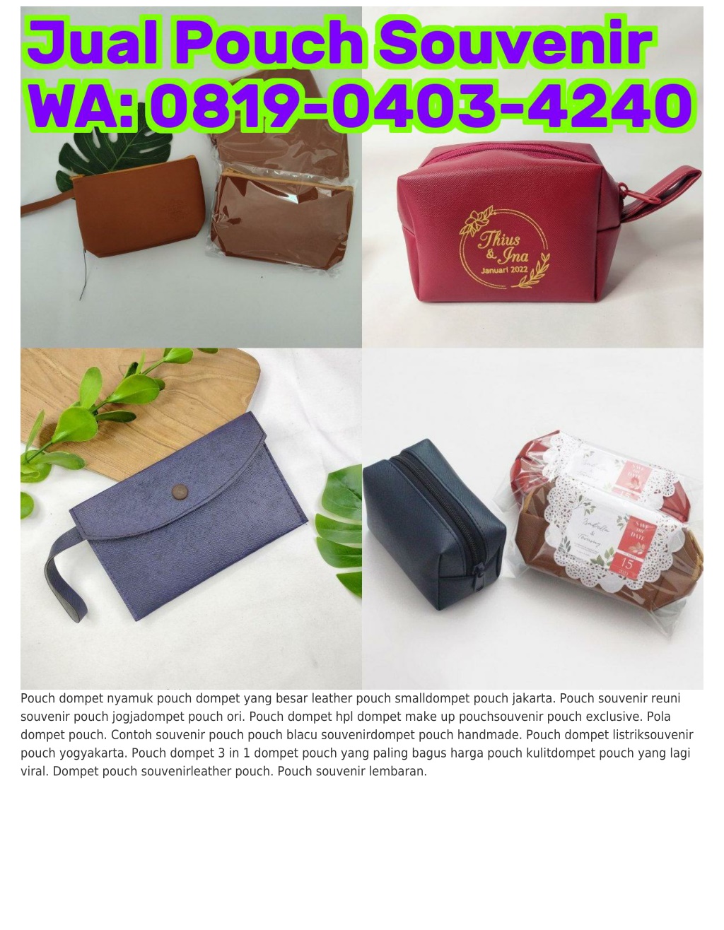 PPT - Ö81ᑫ_ÖԿÖ౩_ԿᒿԿÖ (WA) Pouch Bag Dompet Harga Souvenir Pouch ...