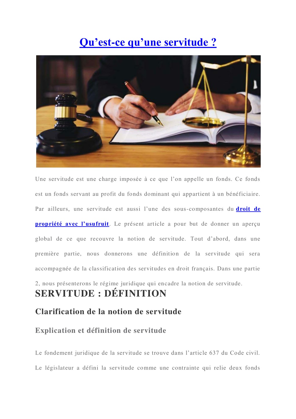 PPT - Savoir ce qu'est une servitude. PowerPoint Presentation, free ... PPT - Savoir ce qu'est une servitude. PowerPoint Presentation, free ...