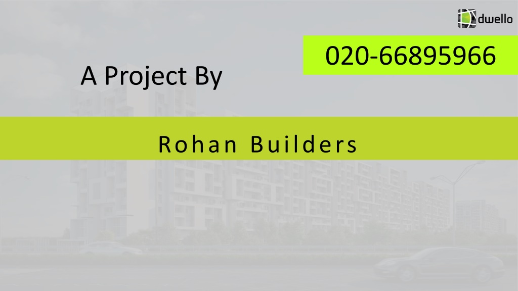 PPT - Rohan Ananta - 1&2 BHK Homes in Pune | Dwello PowerPoint ...