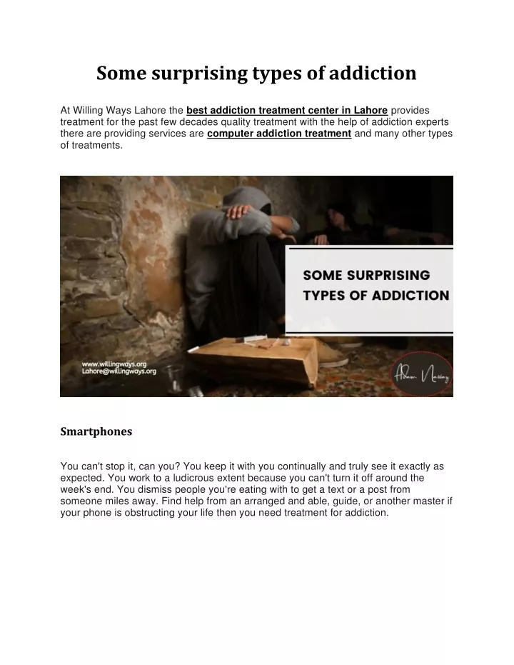 PPT - Some surprising types of addiction PowerPoint Presentation, free ...