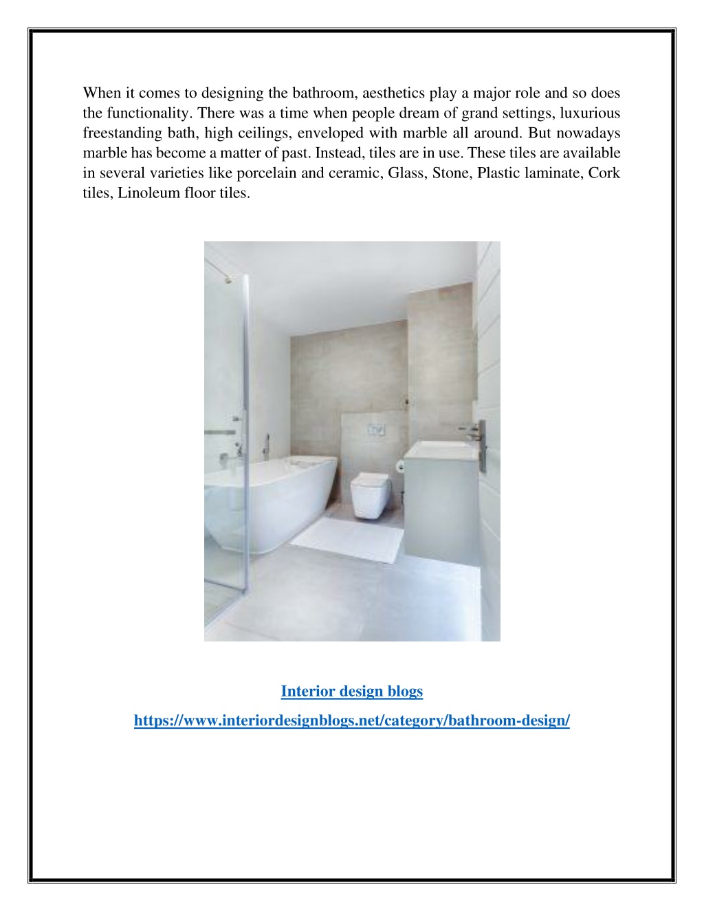 PPT - Bathroom Renovation Ideas Interiordesignblogs.net PowerPoint ...