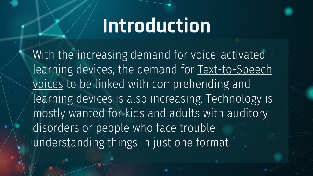 PPT - How TTS voices can improve the quality of learning? PowerPoint ...