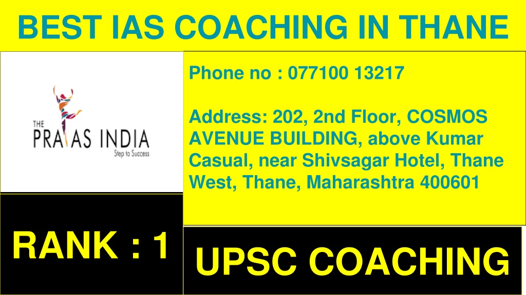 PPT - Best IAS Coaching in Thane PowerPoint Presentation, free download ...