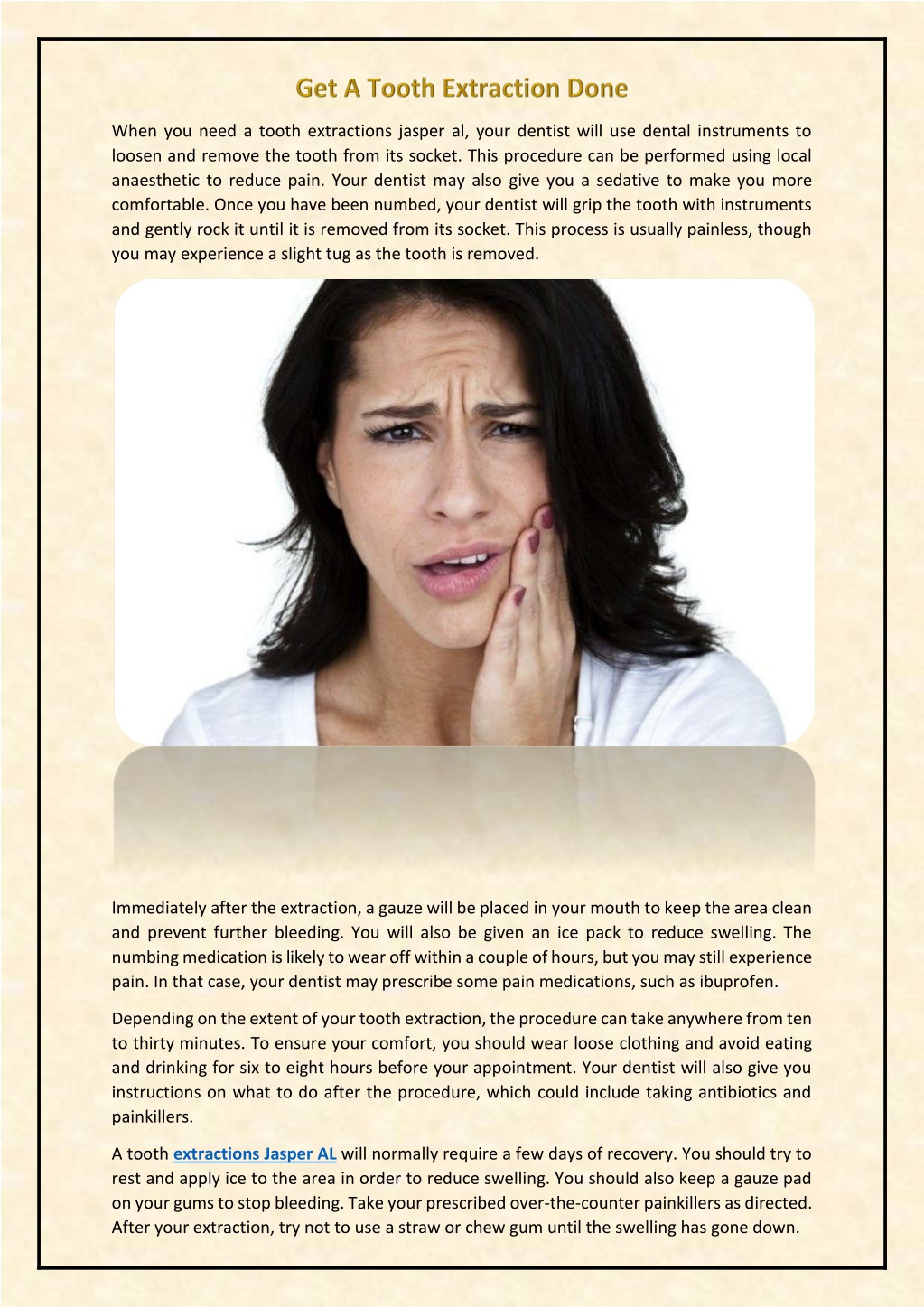 PPT - Get A Tooth Extraction Done PowerPoint Presentation, free ... PPT - Get A Tooth Extraction Done PowerPoint Presentation, free ...